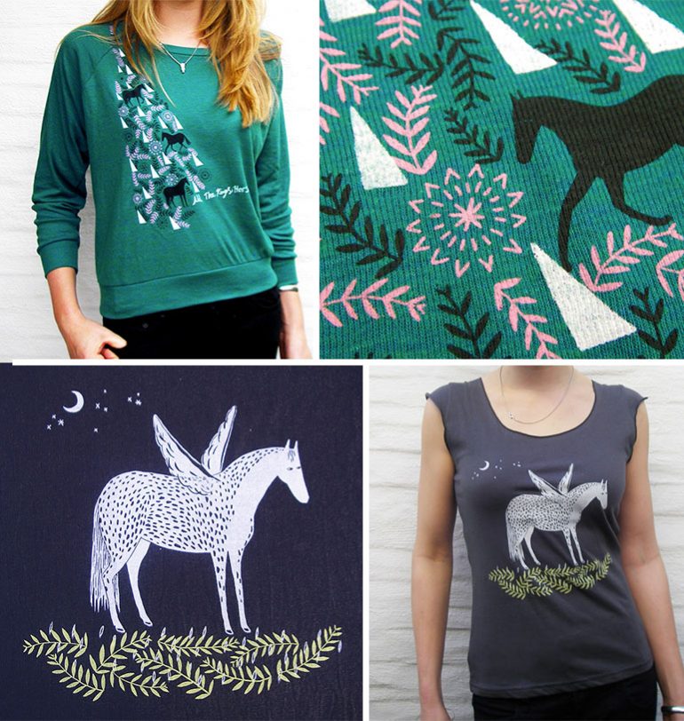 Magical Tees and Scarves from Bonbi Forest - Pattern Observer