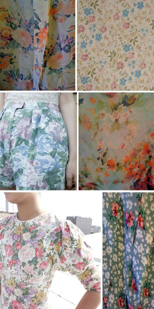 Street Patterns: Vintage Pastel Florals - Pattern Observer