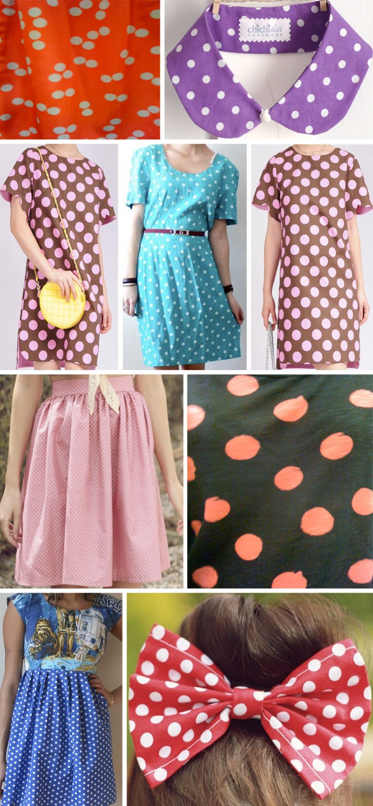 Street Patterns: Summer Polka Dots - Pattern Observer