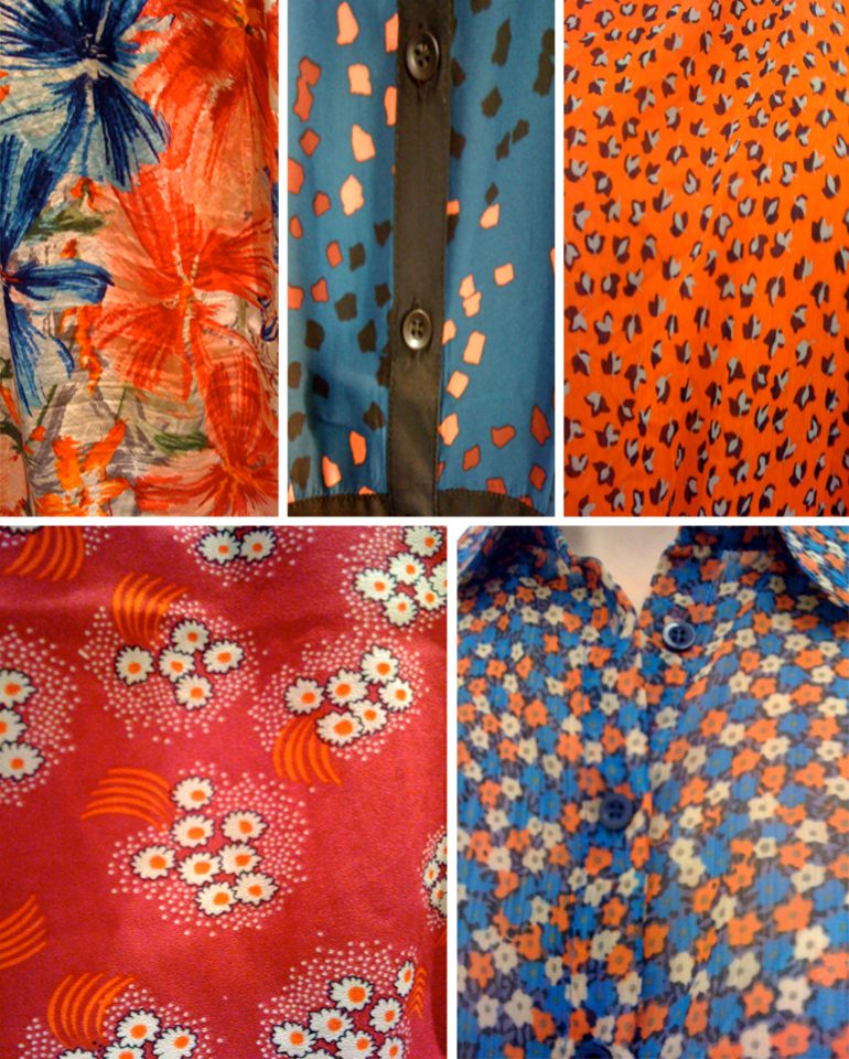 Street Patterns: Orange and Blue Colorways - Pattern Observer
