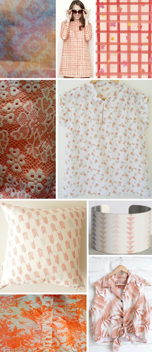 Street Patterns: Peach and Coral - Pattern Observer