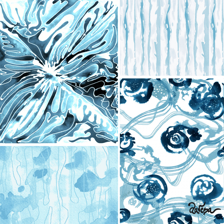 From The Textile Design Lab: Chelsea’s Challenge - “Tidal Beachcomber ...