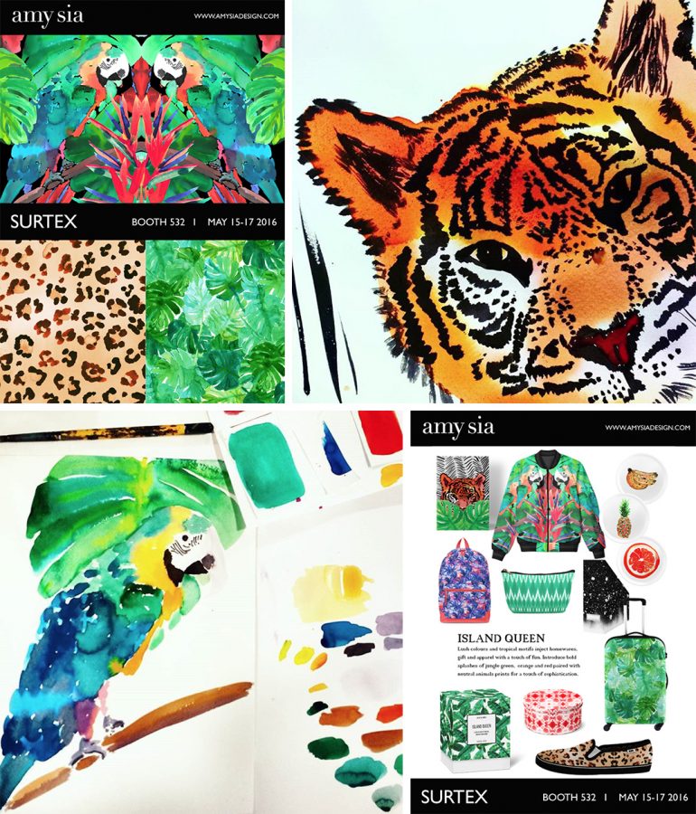 Surtex Preview: Amy Sia - Pattern Observer