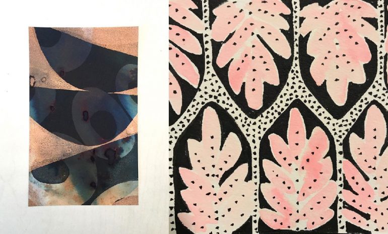 Repeat Downbeat: Pinks and Blacks - Pattern Observer