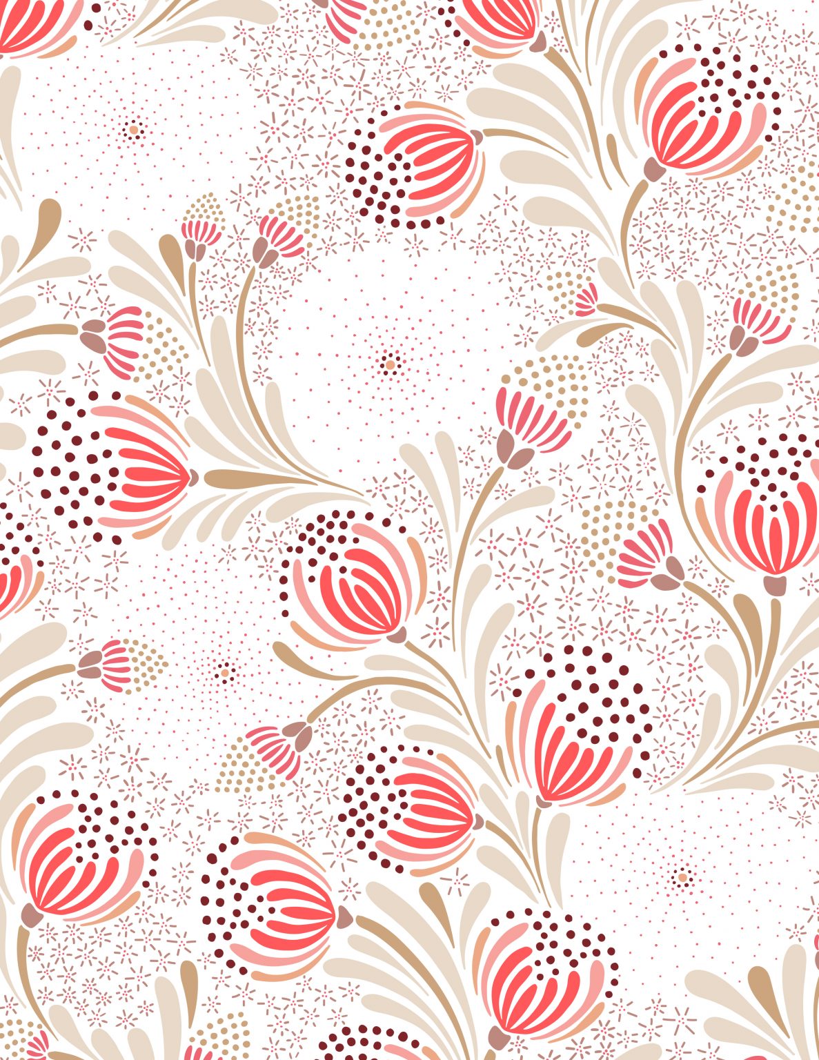 Modern Floral Prints by Amanda Caronia - Pattern Observer