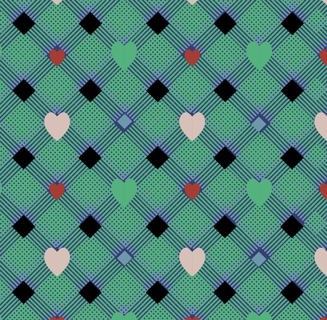 Heart Designs from the Textile Design Lab - Pattern Observer
