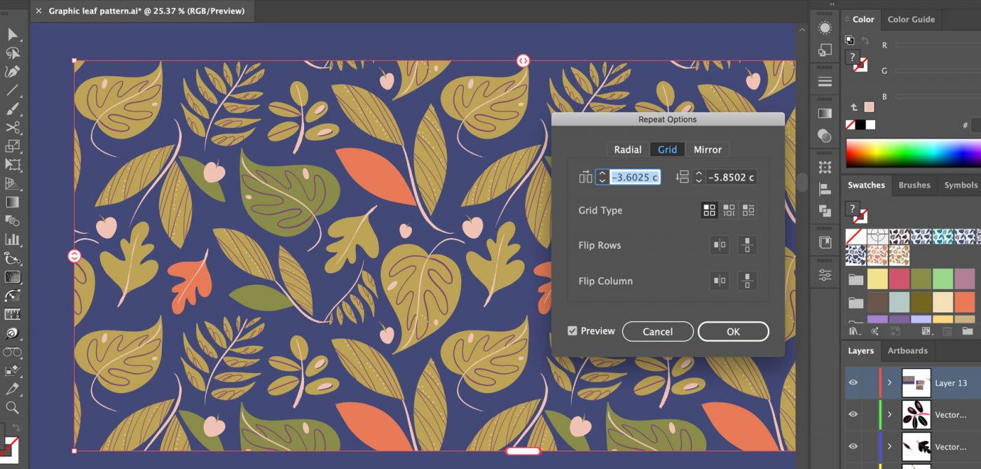 Laura’s Top 5 Adobe Illustrator 2021 Features - Pattern Observer