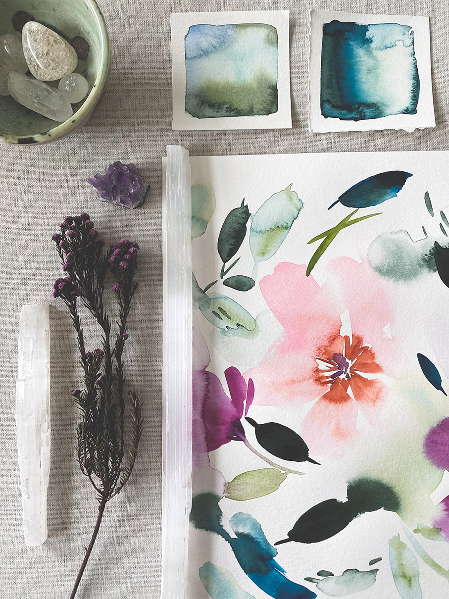 Intuitive Watercolor Course with Stephanie Ryan - Pattern Observer